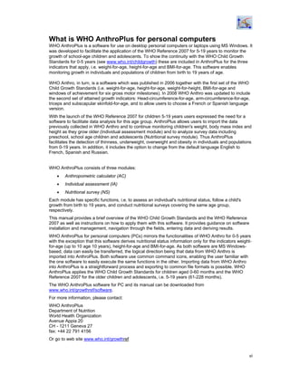 Who anthroplus manual | PDF | Operating Systems | Computer Software and ...