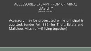 Who are criminally liable | PPTX