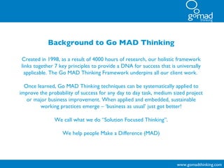 Who Are Go Mad Thinking | PPT