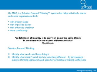 Who Are Go Mad Thinking | PPT