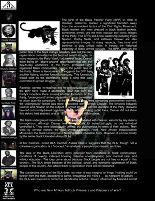 Who Are New Afrikan Political Prisoners and Prisoners of War | PDF