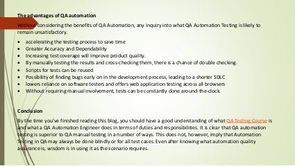 Who Are QA Automation Engineers and What Is QA Automation? | PPTX