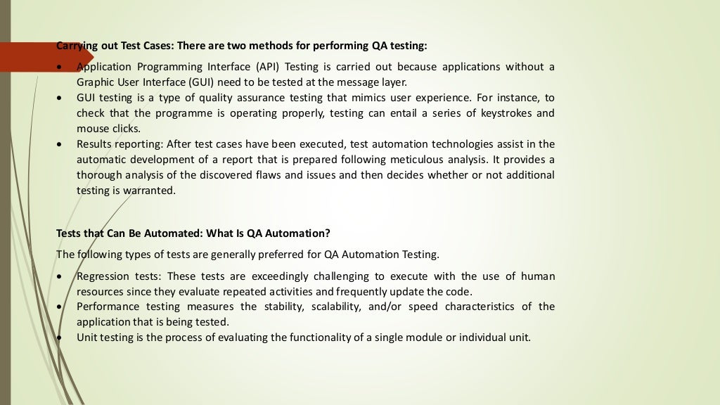 Who Are Qa Automation Engineers And What Is Qa Automation Ppt