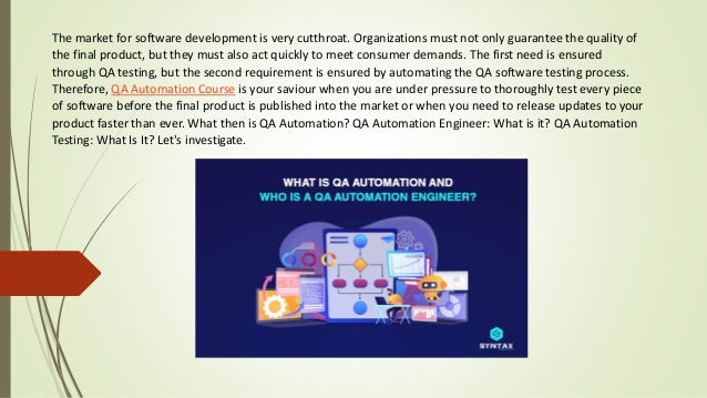 Who Are QA Automation Engineers and What Is QA Automation? | PPTX