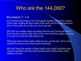 Who are the 144,000 - Presentation | PPT
