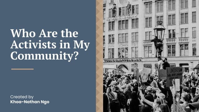 Who Are the Activists in My Community? | PPT