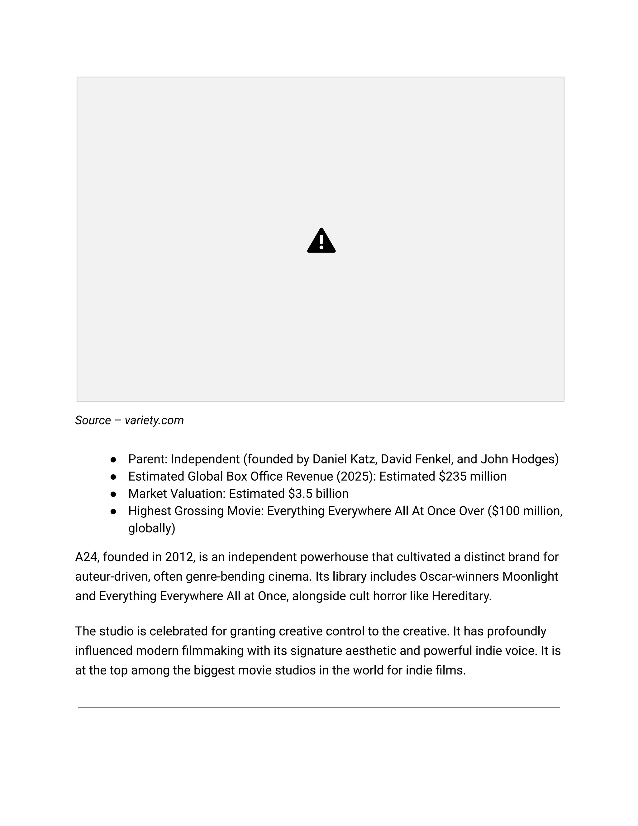 Who Are the Biggest Movie Studios in the World Today.pdf