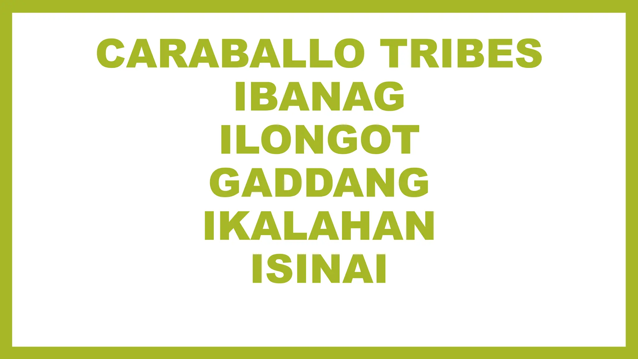 Who are the Caraballo tribes in the caraballo | PPTX