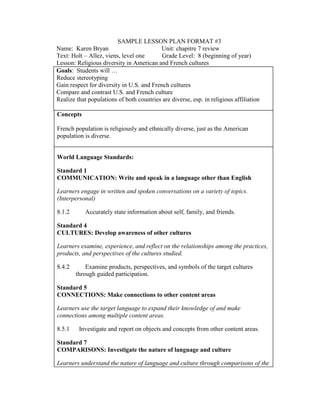 OBE lesson plan format | PDF