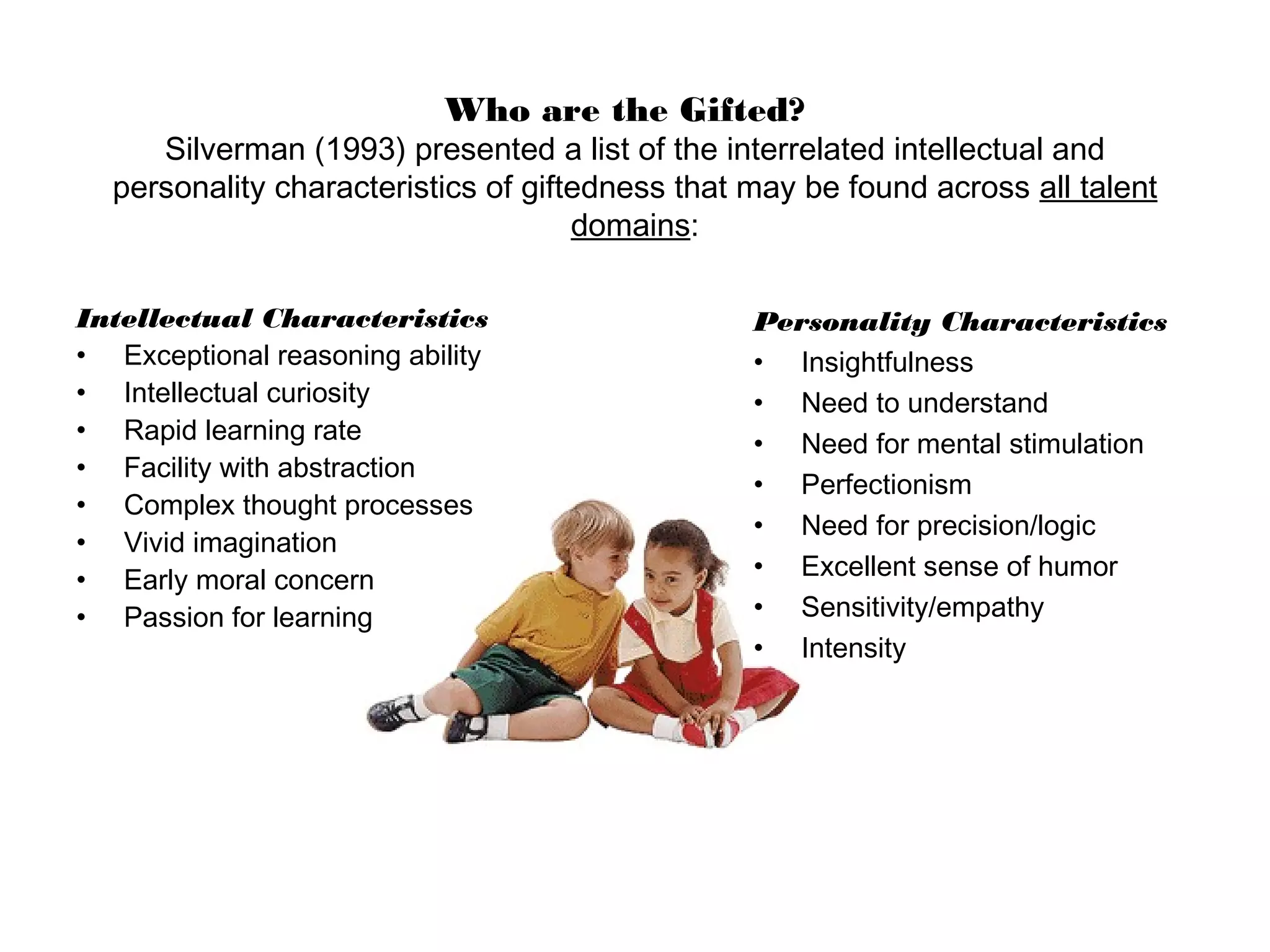 Who are the gifted? | PPT