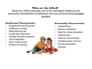 Who are the gifted? | PPT
