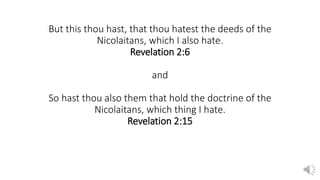 Who are the Nicolaitans? | PPT