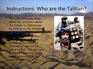 Who are the Taliban | PPT