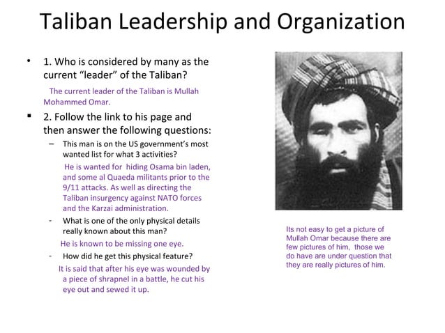 Who Are the Taliban?... | PPT