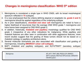 WHO BRAIN TUMOR CLASSIFICATION 5th EDITION | PPTX