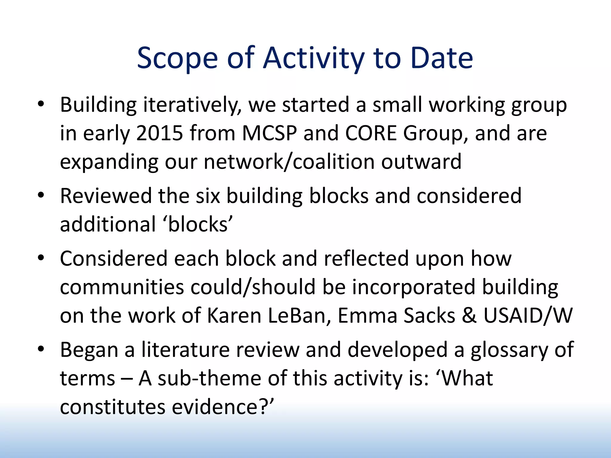 WHO Building Blocks_ | PDF