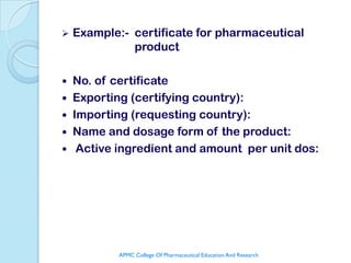 Who certification 112070804014 | PPTX