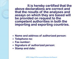 Who certification 112070804014 | PPTX