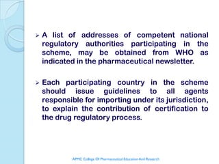 Who certification 112070804014 | PPTX