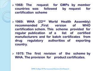 Who certification 112070804014 | PPTX