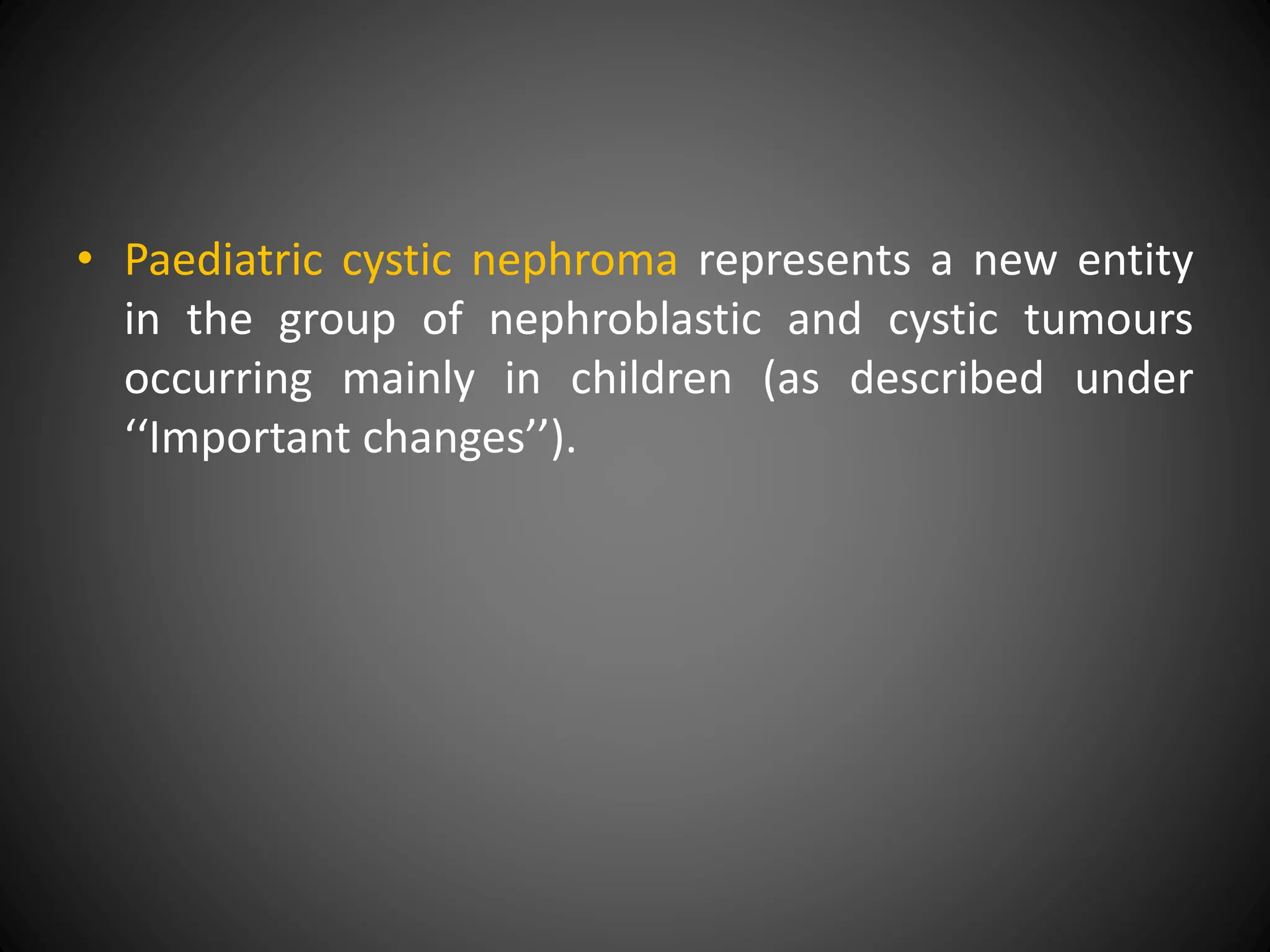 WHO CLASSIFICATION 2016 RENAL CELL CARCINOMA.pptx