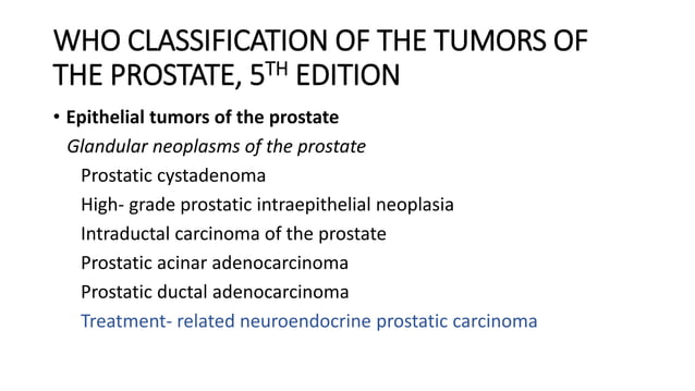 WHO Classification of Tumors fifth edition.pptx | Endocrine and ...