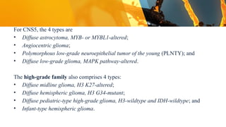 WHO CNS CLASSIFICATION 2021 revised version | PPTX