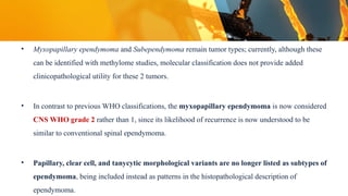 WHO CNS CLASSIFICATION 2021 revised version | PPTX