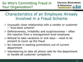 Who Commits Fraud | PPTX | Resume Writing and Advice | Job Search