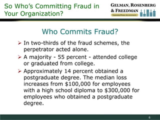 Who Commits Fraud | PPTX | Resume Writing and Advice | Job Search