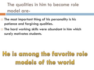 Who could be the role mode of today's generation | PPTX