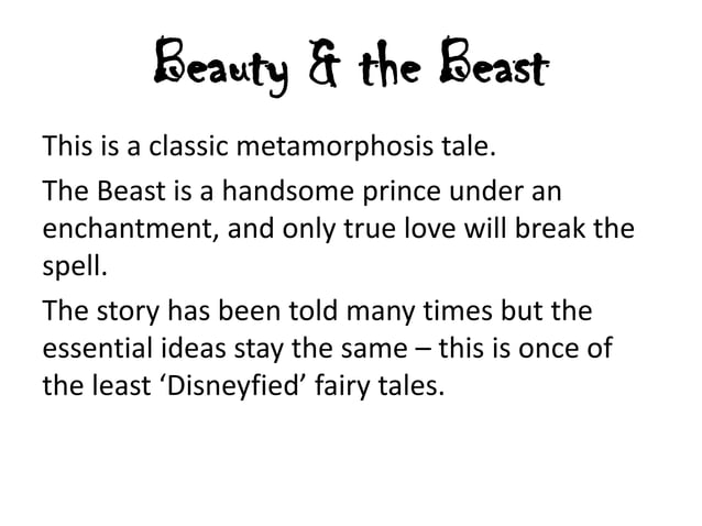 Carter's Beast Stories | PPT