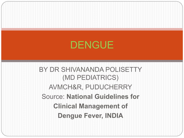 DENGUE | PPT