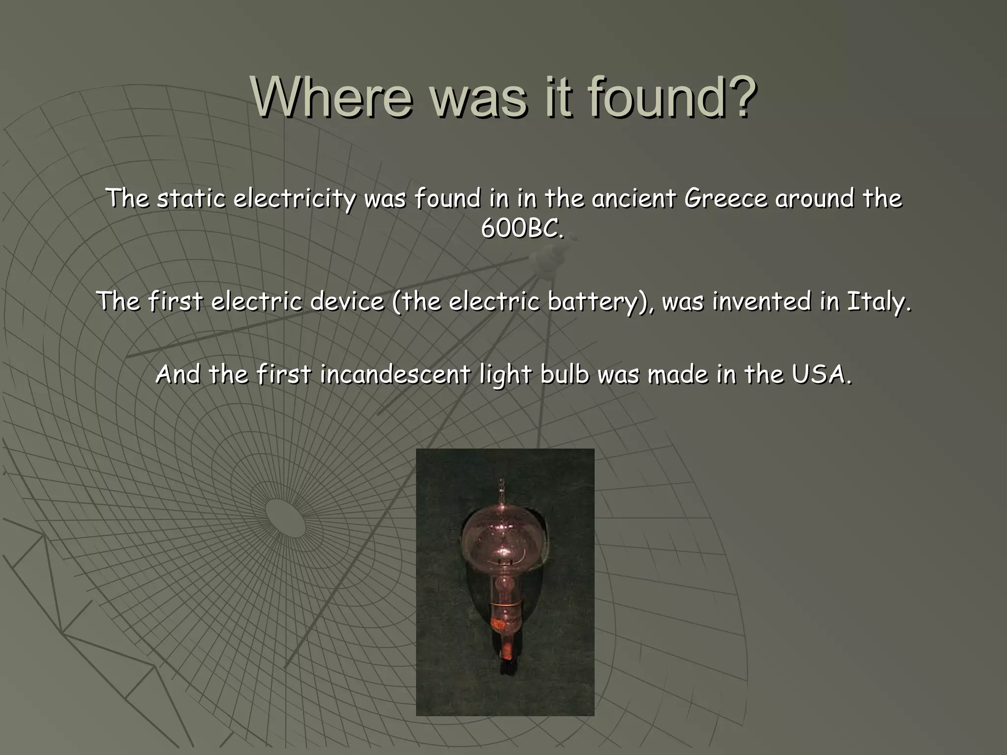 Who discovered electricity | PPT