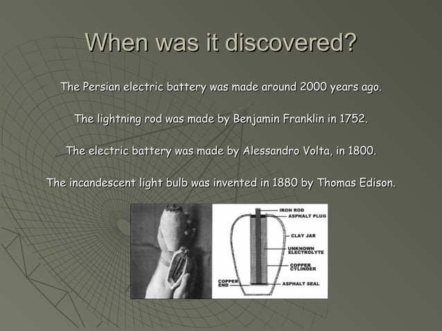 Who discovered electricity | PPT