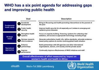 Who Ehealth Strategy | PDF | Infectious Diseases | Diseases and Conditions