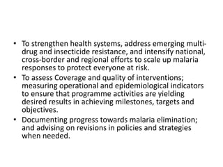 WHO Global Technical Strategy for Malaria 2016-2030 | PPTX