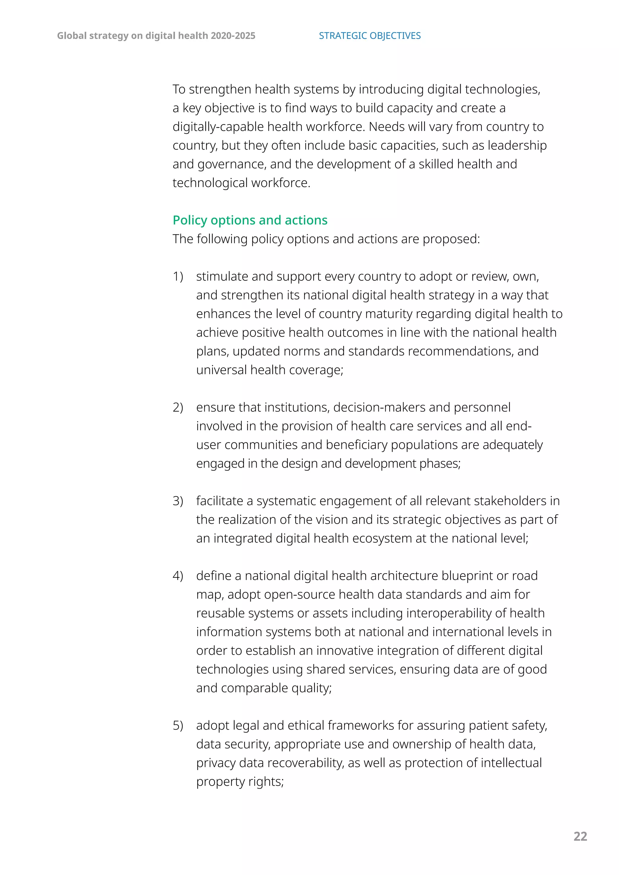 WHO global strategy on digital health 2020 2025 | PDF