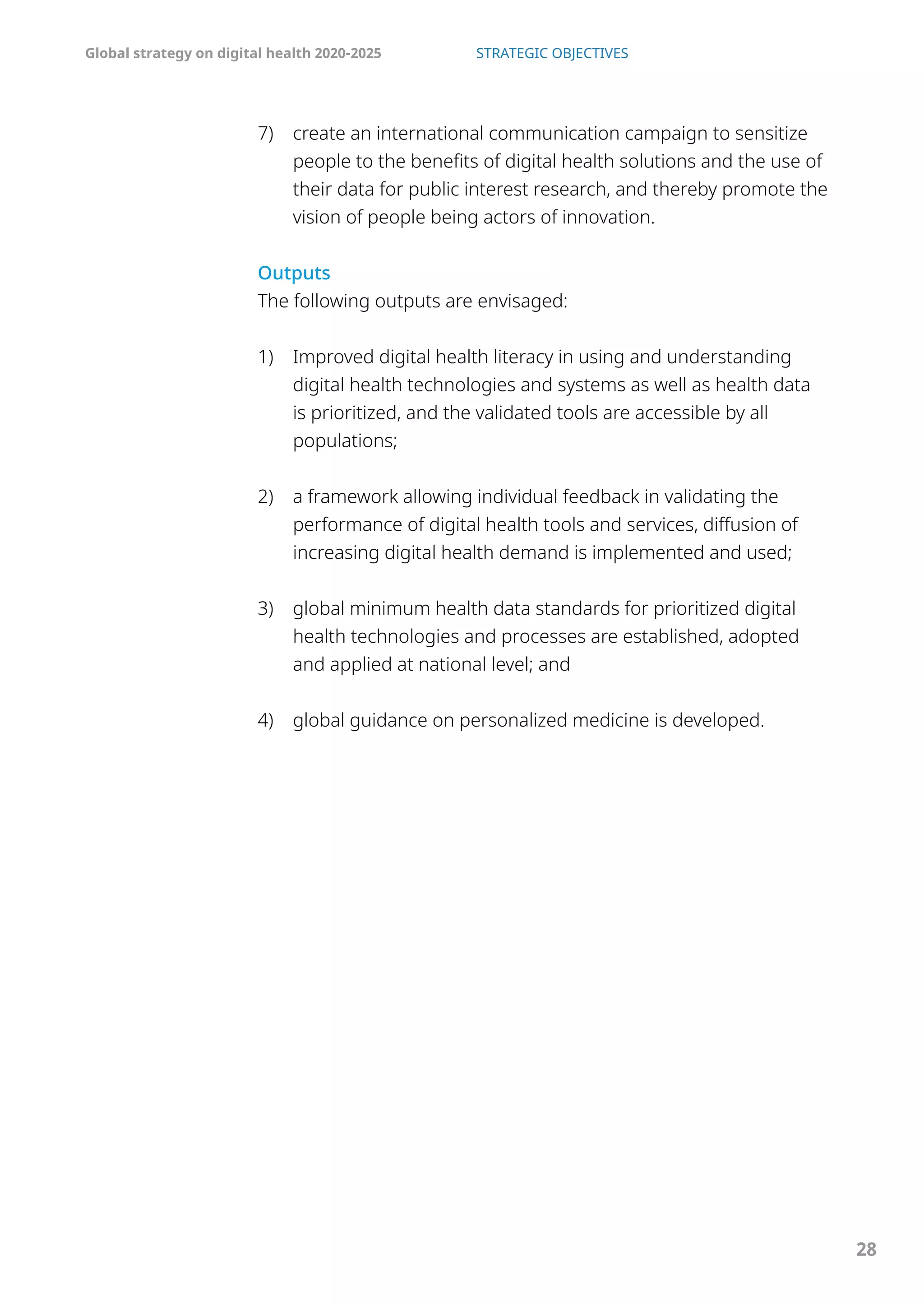 WHO global strategy on digital health 2020 2025 | PDF