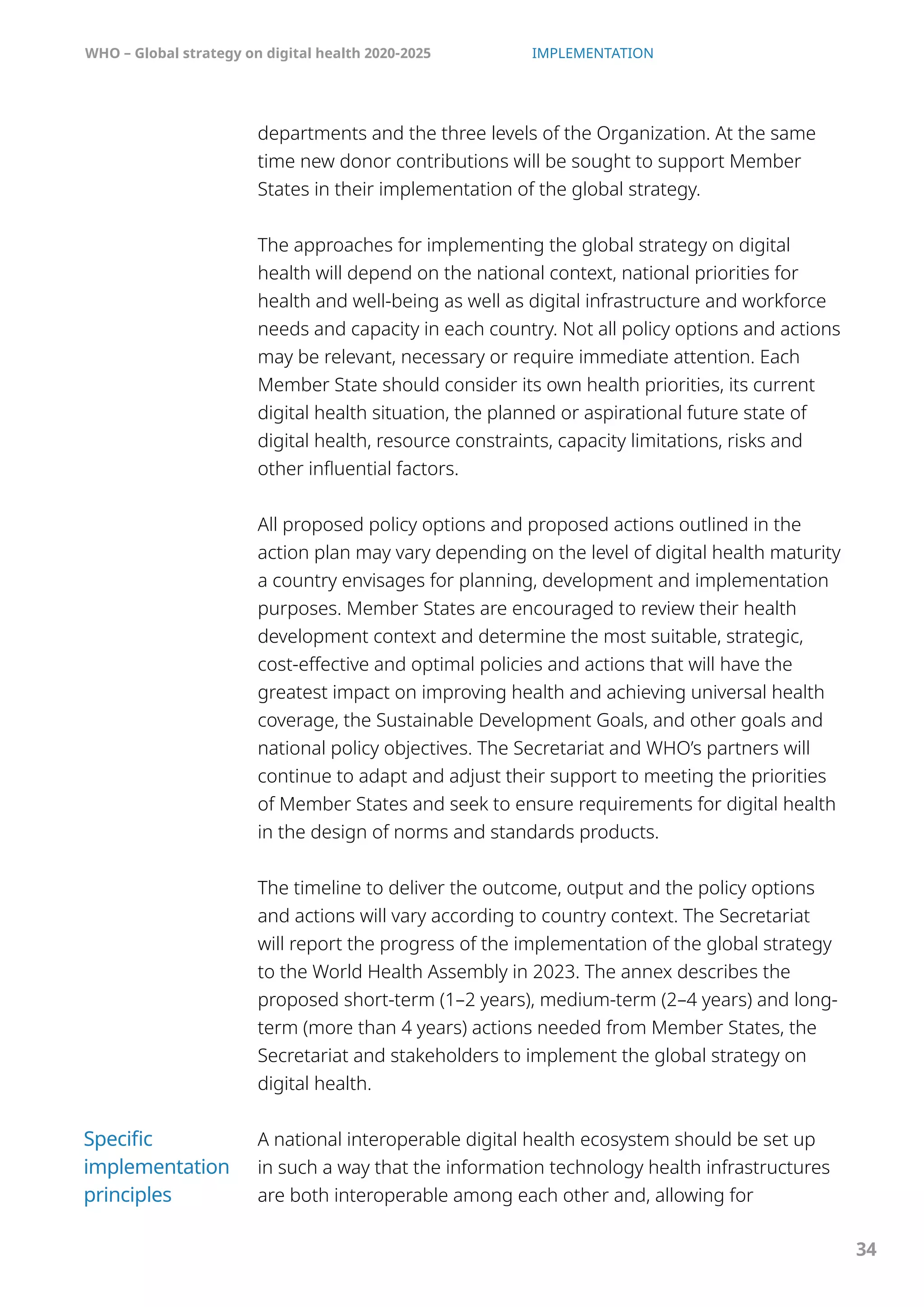WHO global strategy on digital health 2020 2025 | PDF