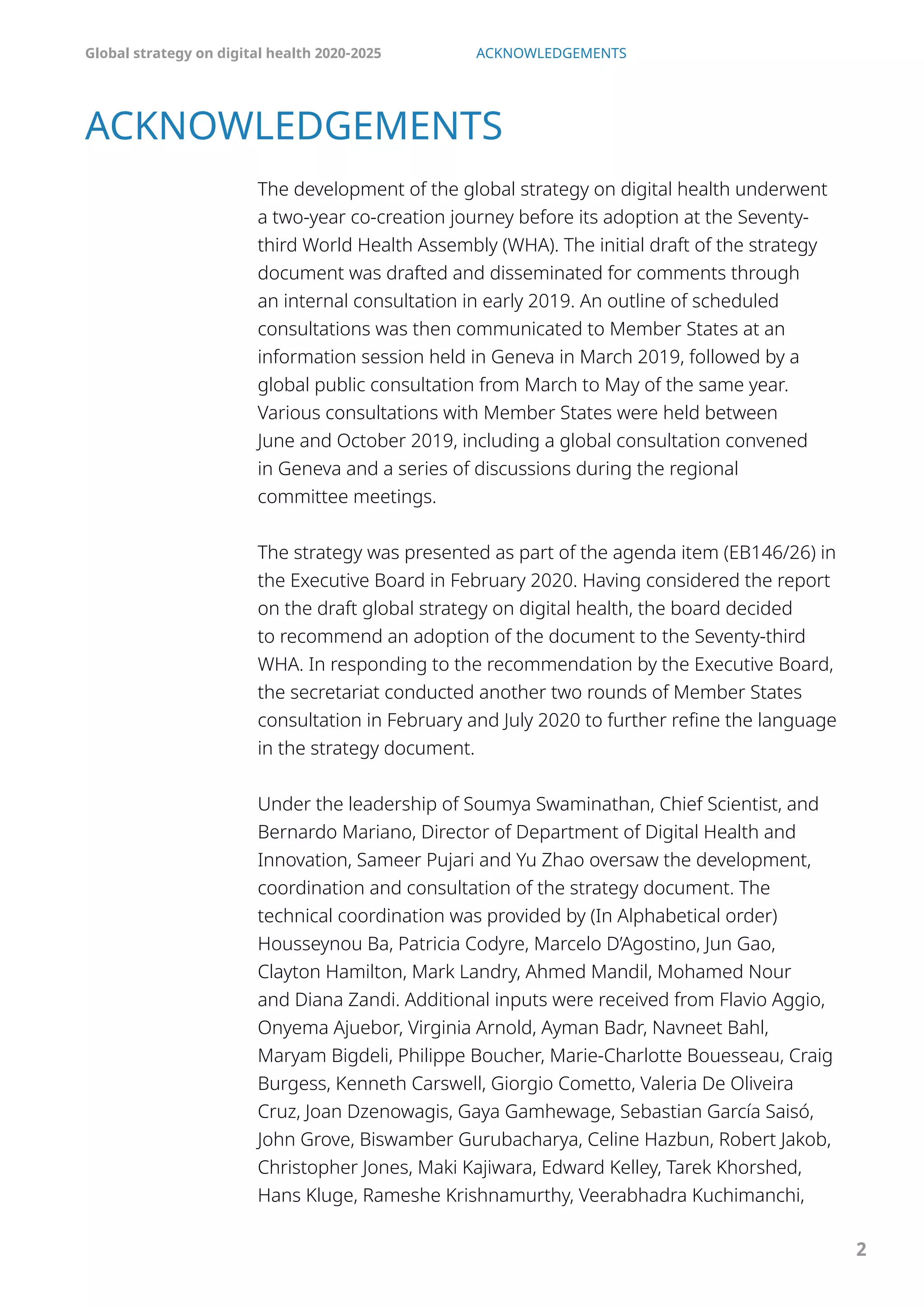 WHO global strategy on digital health 2020 2025 | PDF