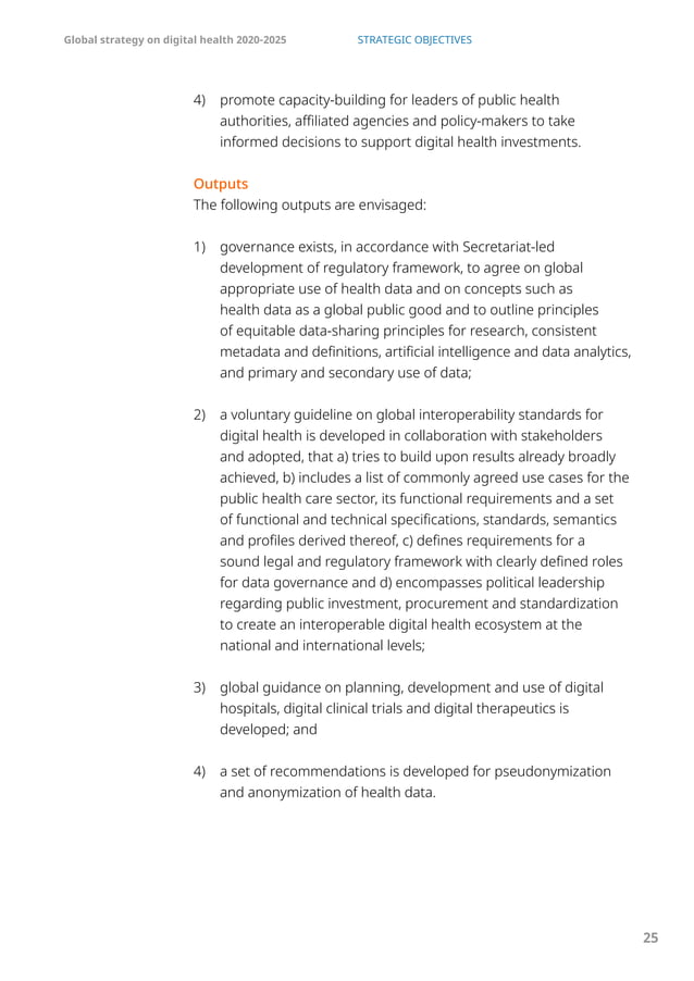 WHO global strategy on digital health 2020 2025 | PDF