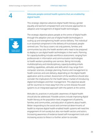 WHO global strategy on digital health 2020 2025 | PDF
