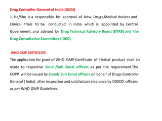 Who gmp compliance ppt | PPTX