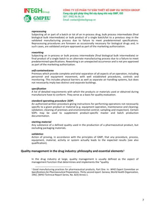 WHO guidelines on GMP for herbal medicines: Section II. Main principles ...