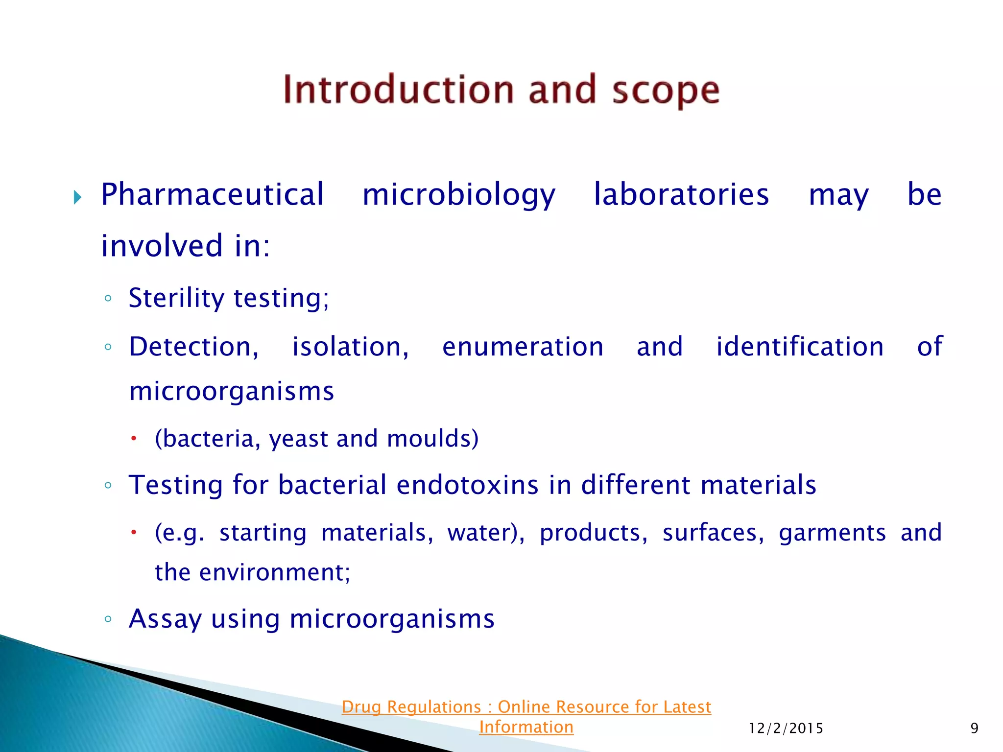 WHO Good Practices for Microbiology Labs. | PPTX