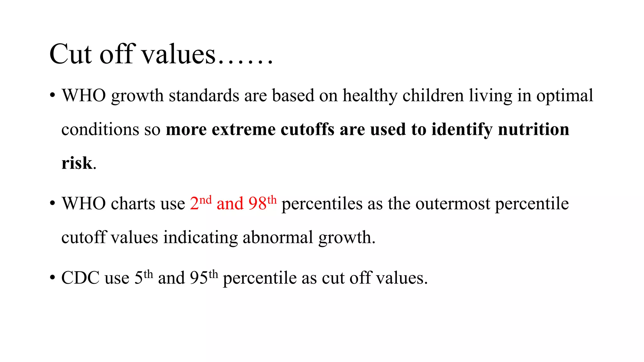 Who growth chart | PPTX