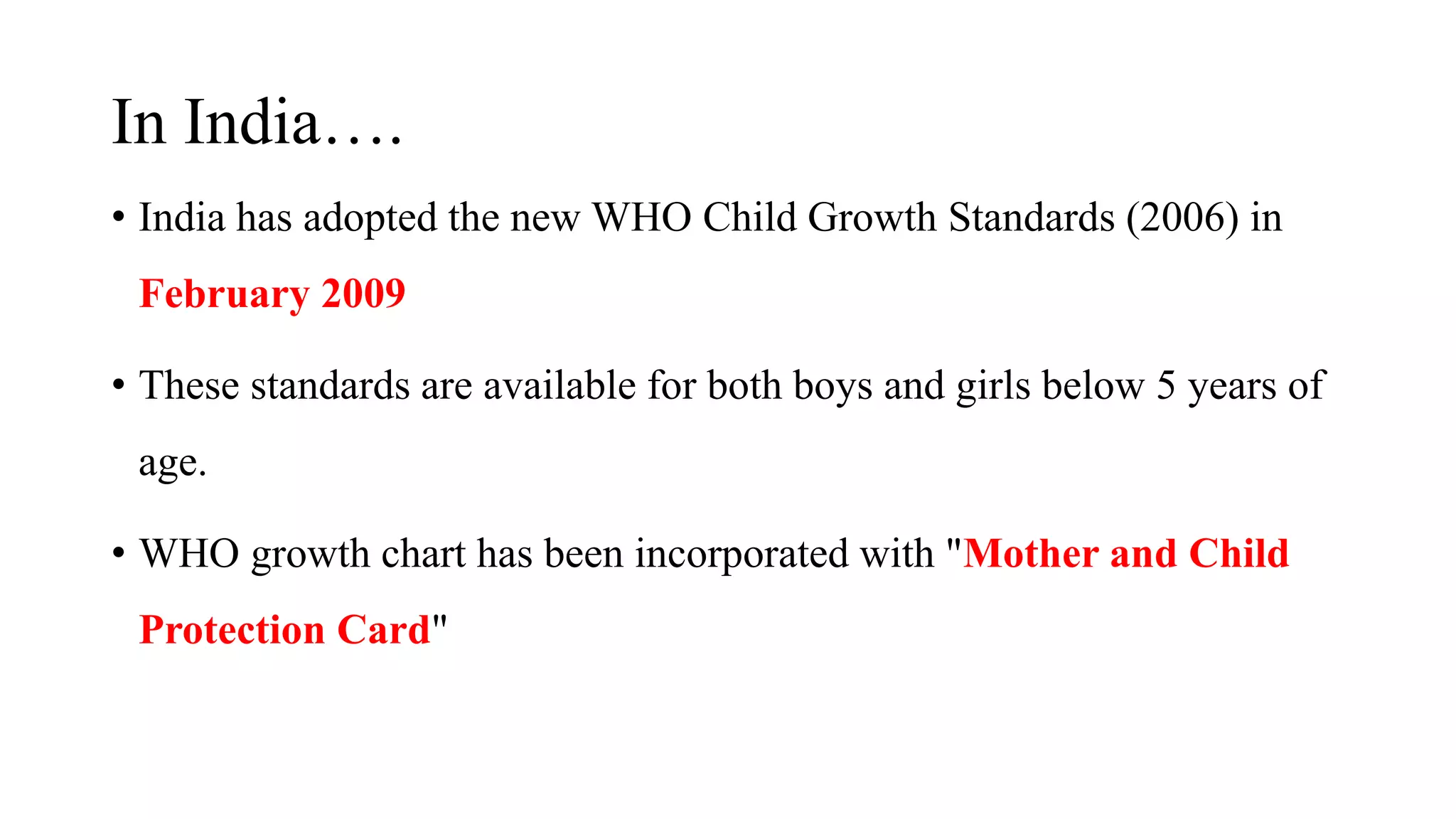 Who growth chart | PPTX