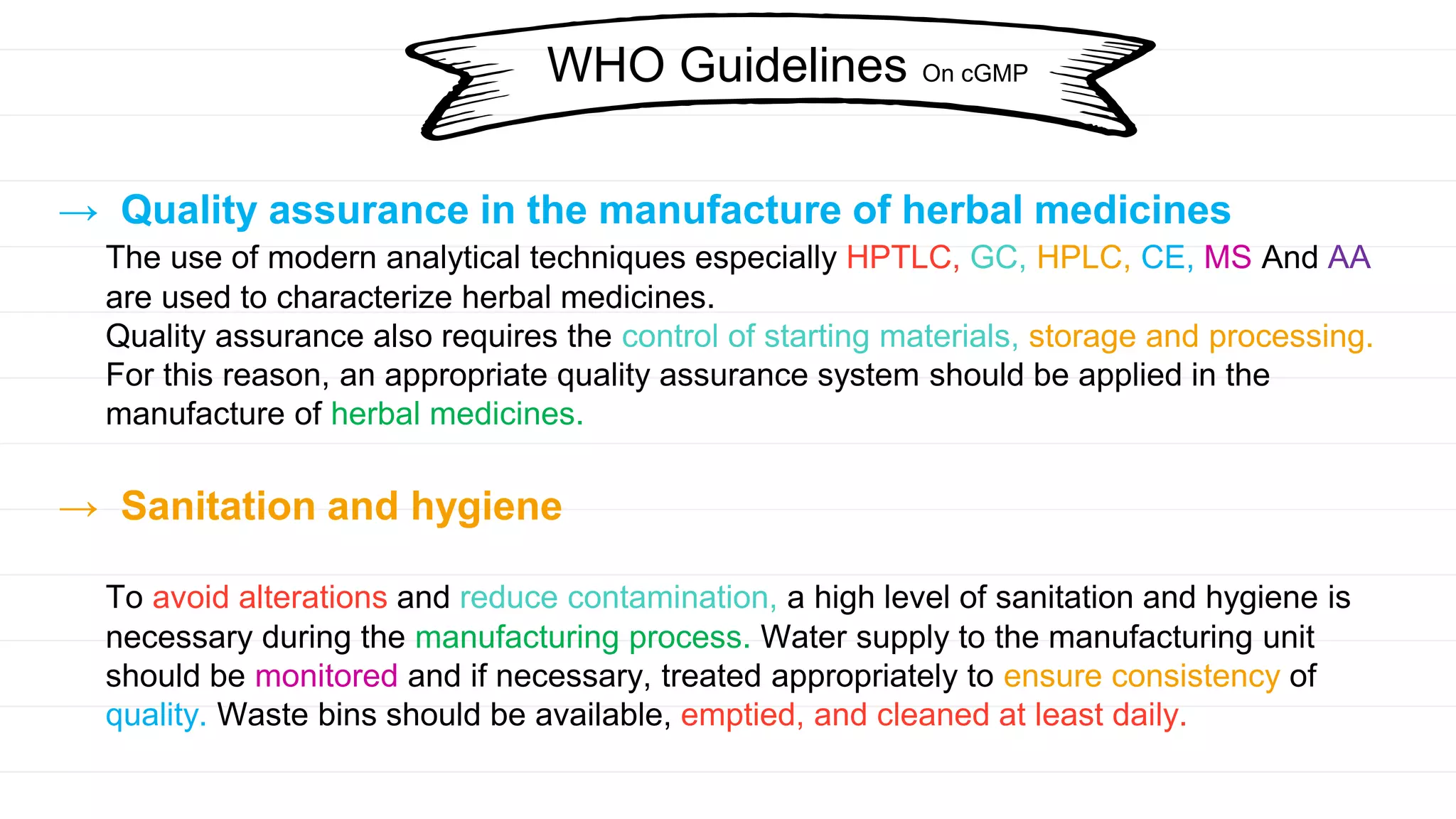 WHO guideline on cGMP.pptx
