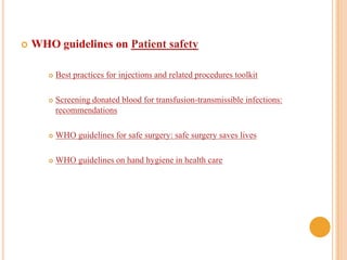 Who guidelines | PPTX